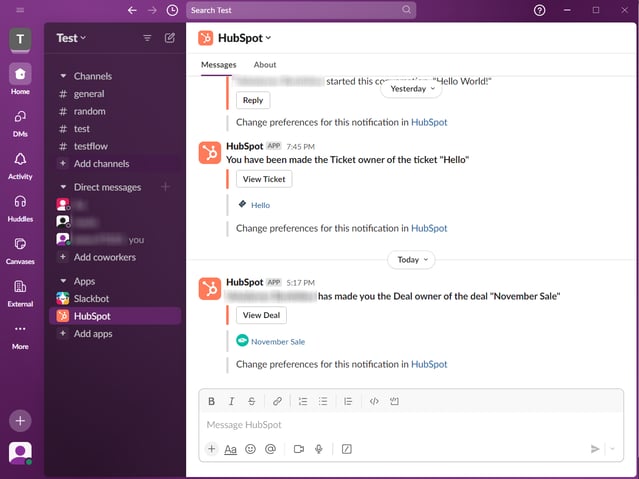 Best Practices of Slack Integration with HubSpot
